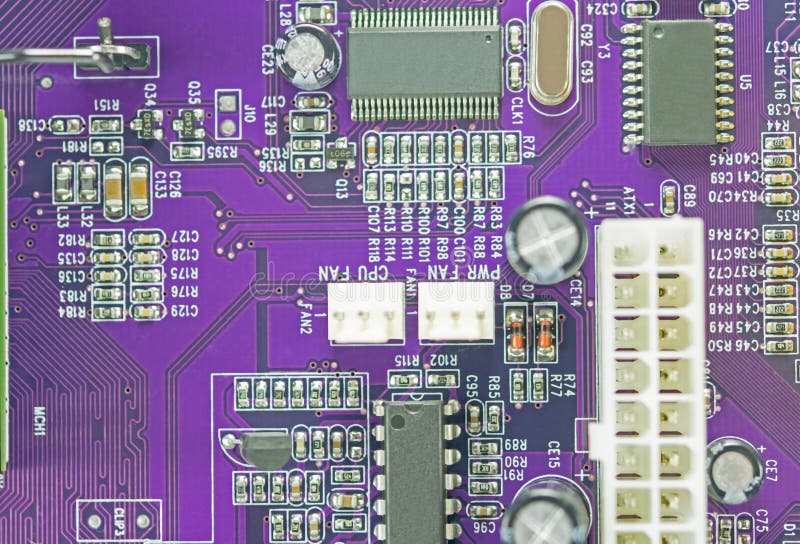 Computer motherboard stock image. Image of equipment - 96110639