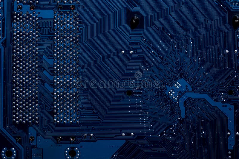 Computer Motherboard Elements Stock Image - Image of data, components ...