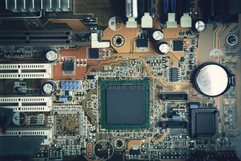 Computer digital chip stock photo. Image of processor - 106715344