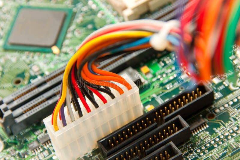 Computer motherboard stock image. Image of analogical - 12814753