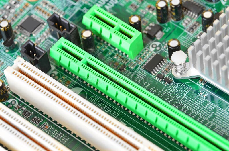 Computer motherboard stock image. Image of microcircuit - 41176989