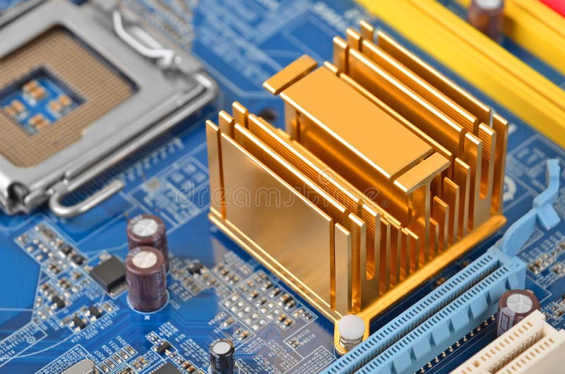 Computer motherboard stock image. Image of micro, microprocessor - 46996603