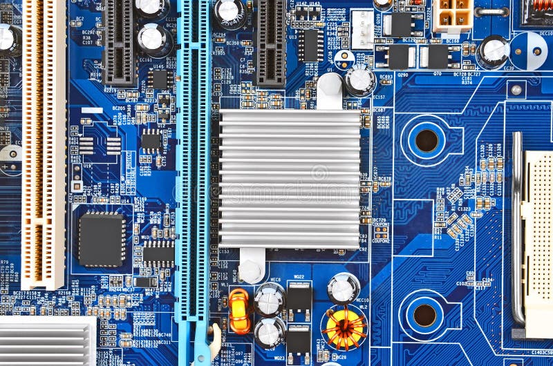 Computer motherboard stock image. Image of board, hardware - 47696001