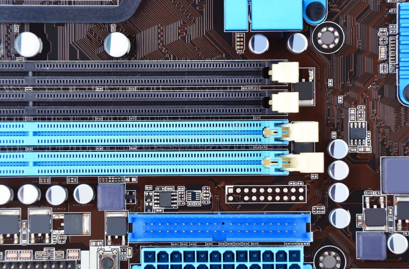 Computer motherboard stock photo. Image of binary, electronic - 73740120