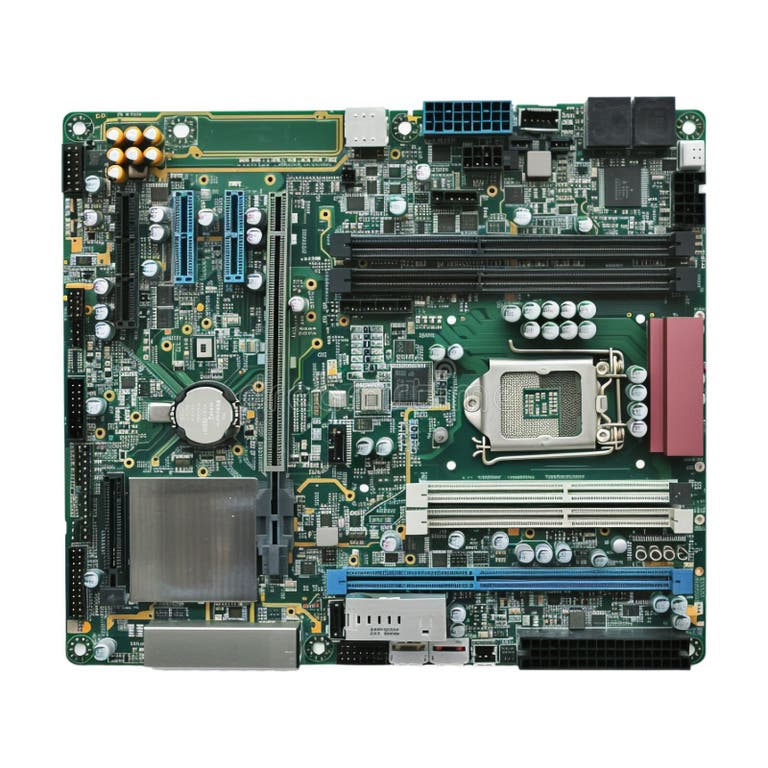 Computer Motherboard on Transparent Background - Ai Generated Stock ...