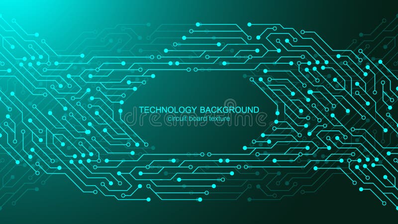 Computer Motherboard Vector Background with Circuit Board Electronic ...