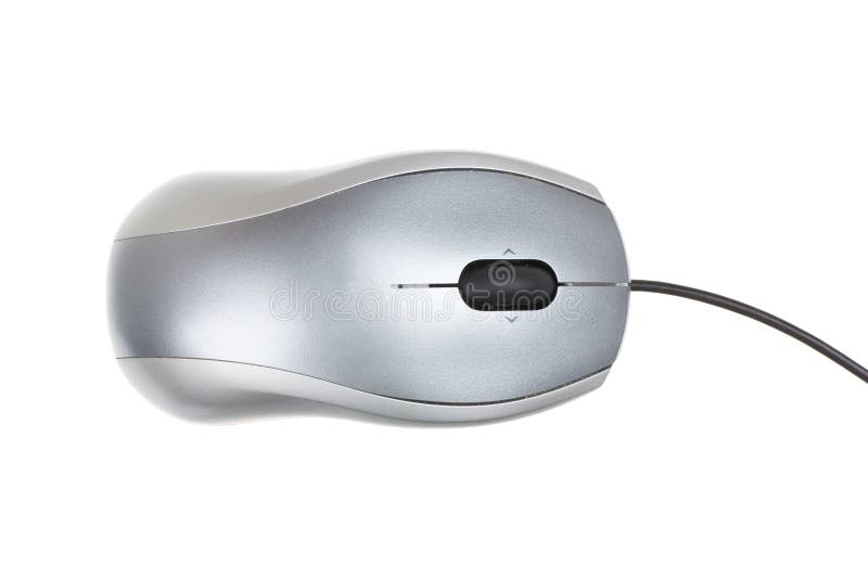 Gray computer mouse stock image. Image of office, connection - 6403861