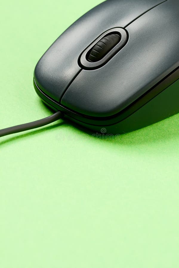 Mouse in macro stock image. Image of green, color, close - 497933