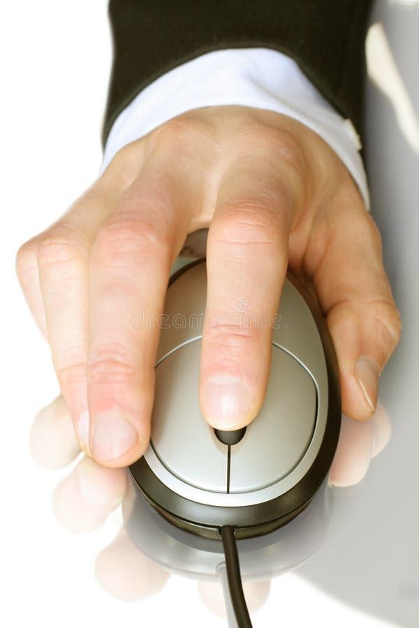 Hand and mouse stock image. Image of close, modern, fingers - 7651307