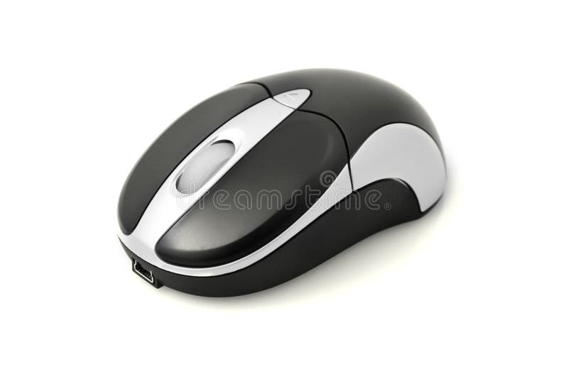 The Computer Mouse Was Damaged by Being Bitten by a Mouse Stock Photo ...