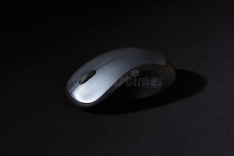 Computer mouse on black stock image. Image of mouse - 371258419