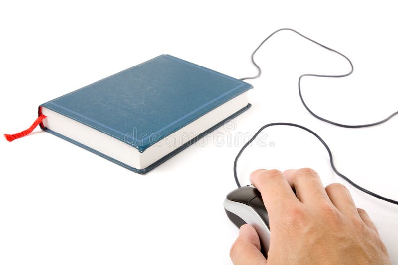 Computer mouse and book stock photo. Image of reading - 2576538