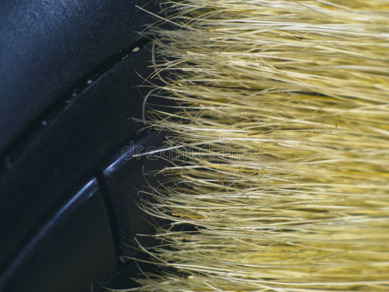 Computer Mouse and Brush for Cleaning Stock Image - Image of clean ...