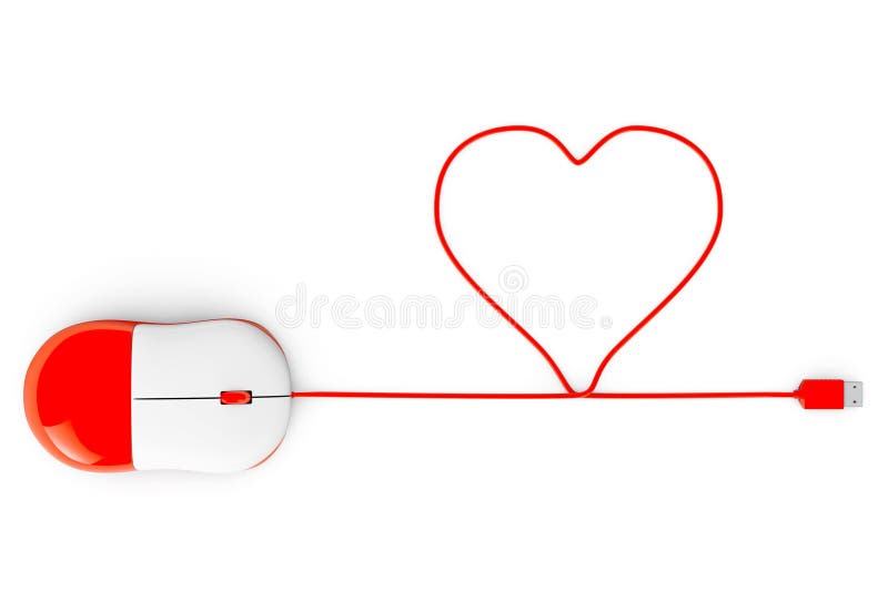 Computer Heart Mouse Stock Illustrations – 1,594 Computer Heart Mouse ...