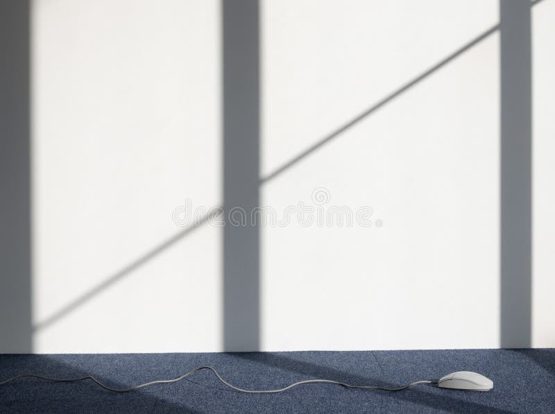 Computer Mouse on Carpeted Floor Stock Photo - Image of equipment ...