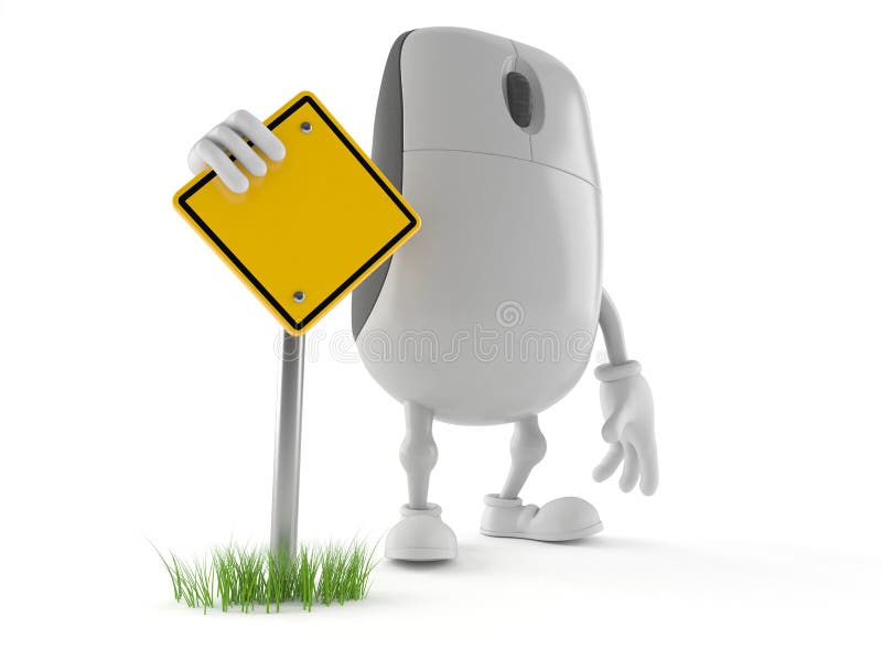 Computer Mouse Character Sign Stock Illustrations – 619 Computer Mouse ...