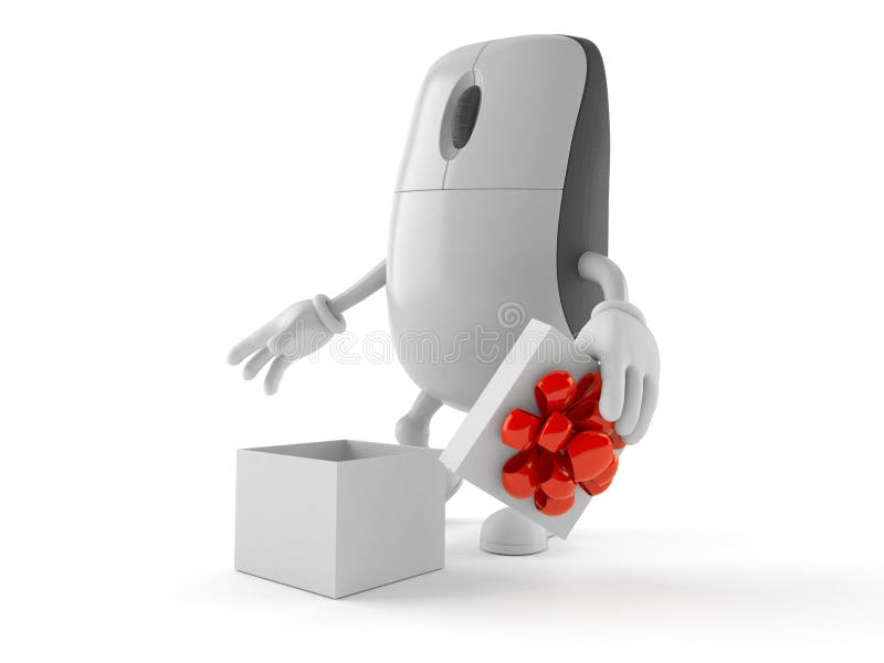 Box Computer Gift Mouse Stock Illustrations – 286 Box Computer Gift ...