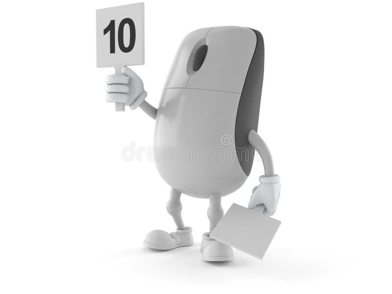 Computer Mouse Character Sign Stock Illustrations – 619 Computer Mouse ...
