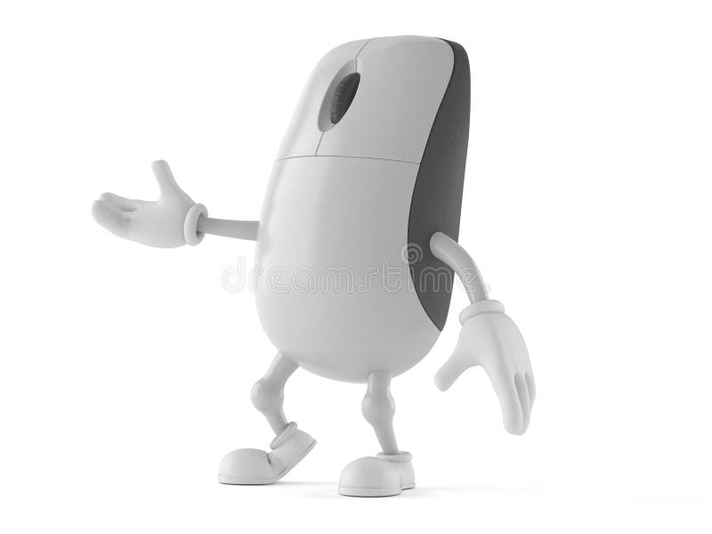 Mouse Character with a Joyful Face. Facial Expression. Mouse Character ...