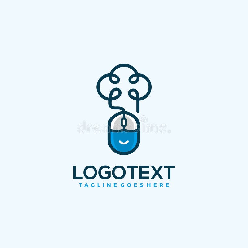 Computer Mouse with Chef`s Hat Logo Template [vector] Stock Vector ...