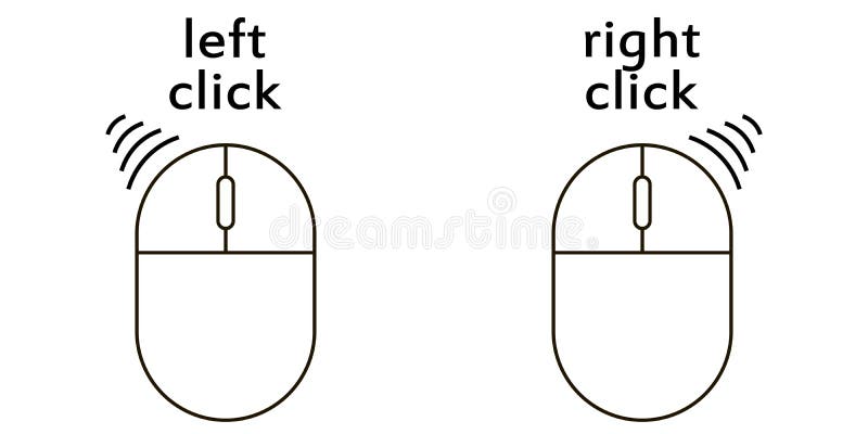 Right Mouse Button Stock Illustrations – 4,104 Right Mouse Button Stock ...