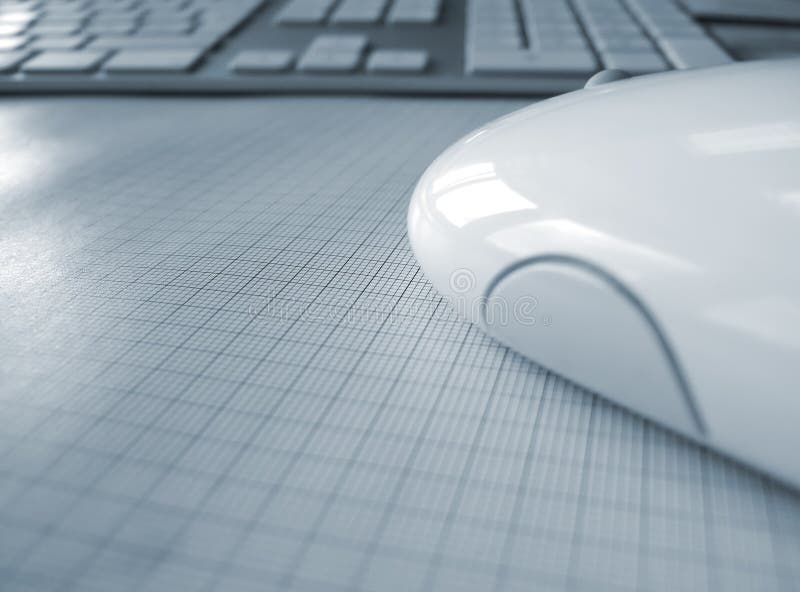 Computer Mouse Close Up and Keyboard Stock Photo - Image of keyboard ...