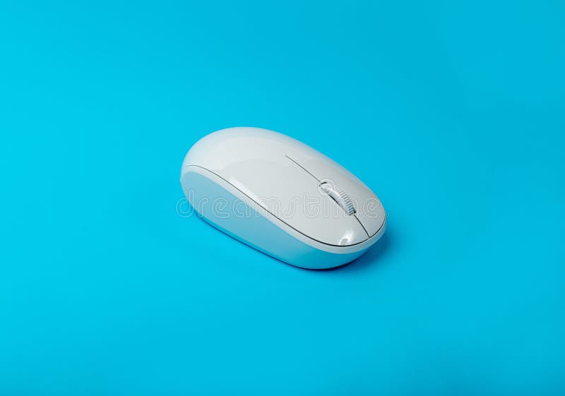 Computer Mouse Closeup, Click Concept, Wireless Technology, PC Computer ...