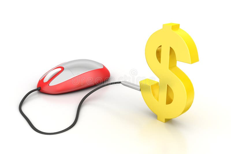 Computer Dollar Mouse Sign Stock Illustrations – 581 Computer Dollar ...