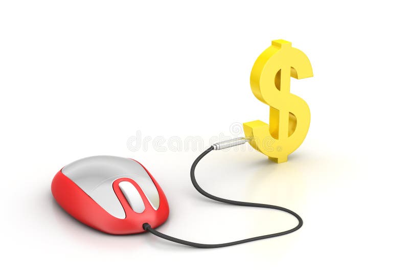 Computer Dollar Mouse Sign Stock Illustrations – 581 Computer Dollar ...