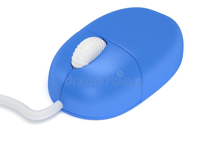 Computer mouse. 3d render. stock illustration. Illustration of color ...
