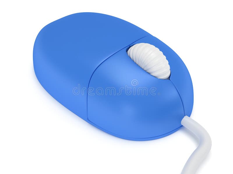 Computer mouse. 3d render. stock illustration. Illustration of ...