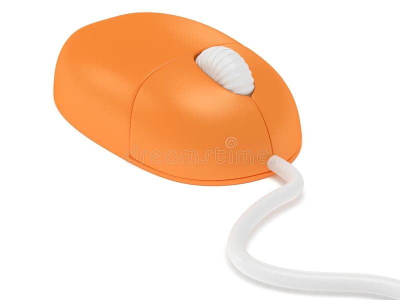 Computer mouse. 3d render. stock illustration. Illustration of mouse ...