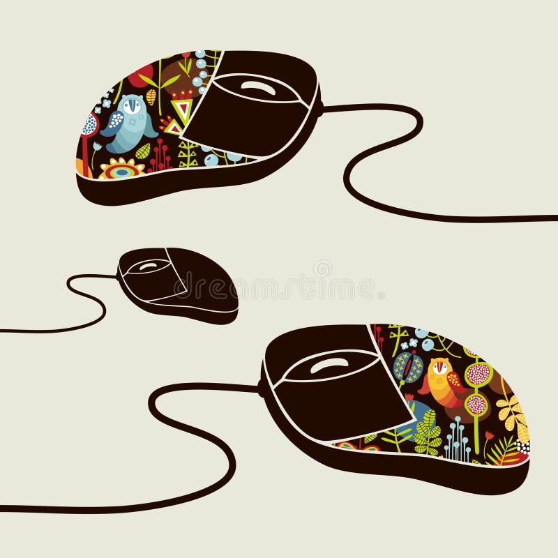 Mouse Decorated Stock Illustrations – 707 Mouse Decorated Stock ...
