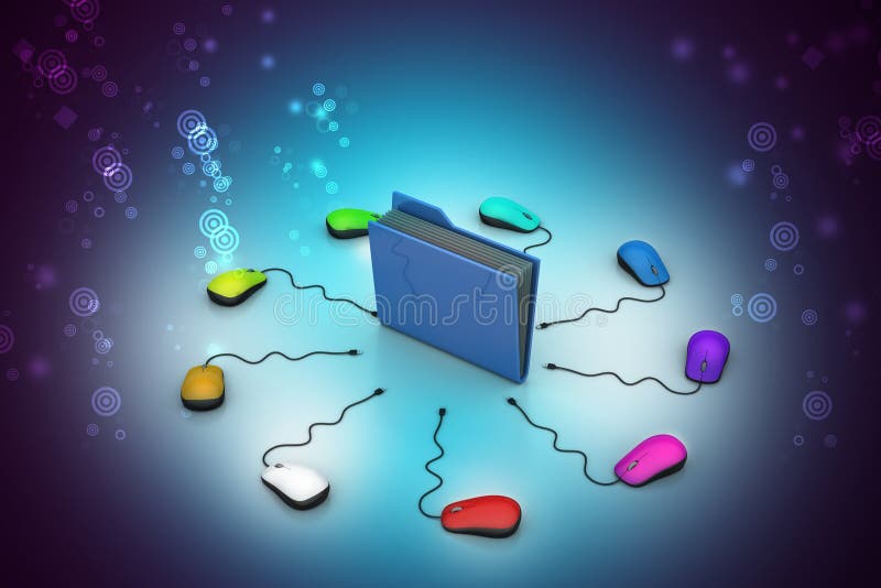 File Folder Computer Mouse Stock Illustrations – 1,303 File Folder ...