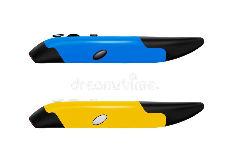 Computer Mouse in the Form of Pens in Vector. Stock Vector ...