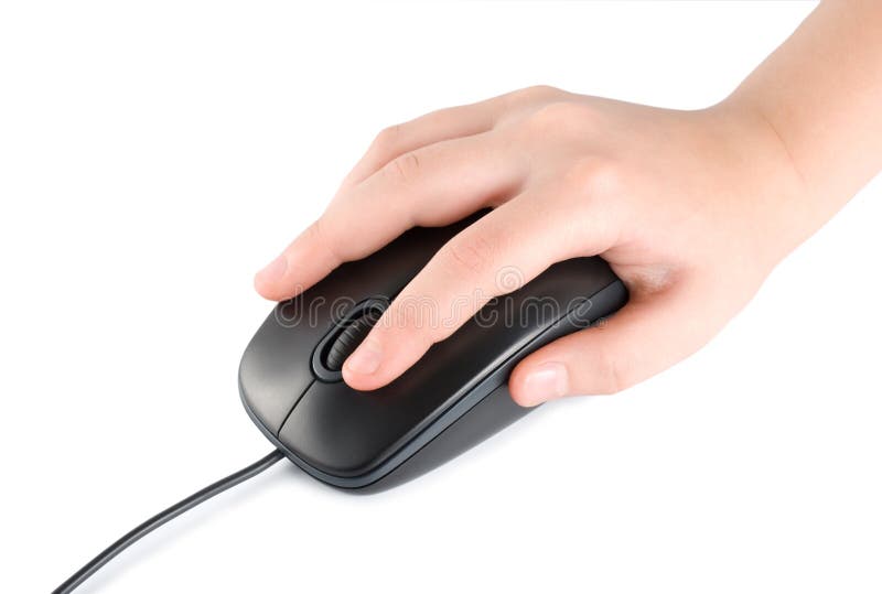 Wireless computer mouse stock image. Image of device - 33228185