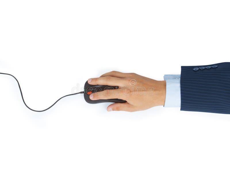 Computer mouse in hand stock photo. Image of paint, creativity - 45198558