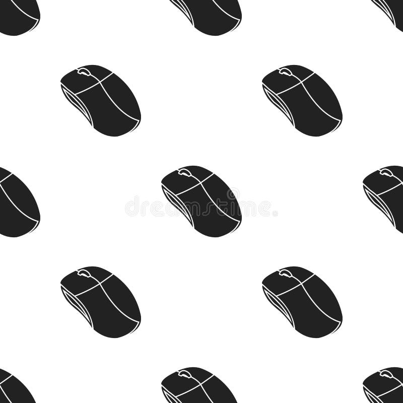 Computer Mouse Icon in Cartoon,black Style Isolated on White Background ...