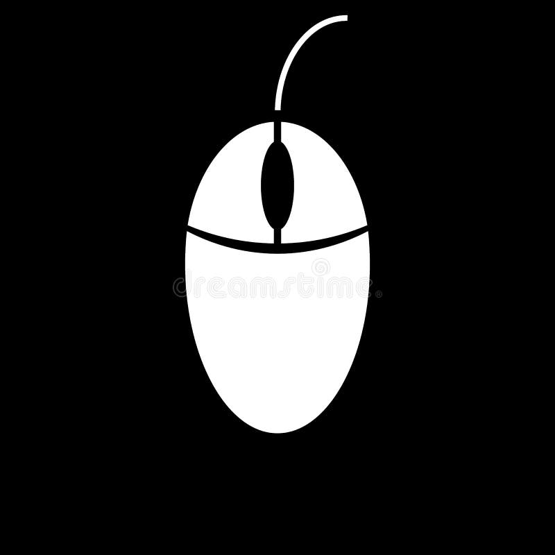 Computer mouse icon stock illustration. Illustration of background ...