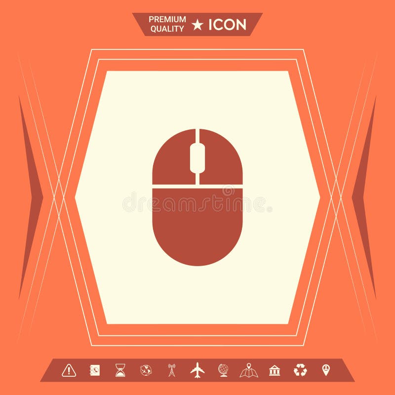 Computer mouse icon stock vector. Illustration of national - 124820912