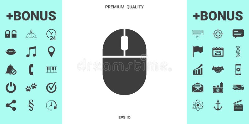 Computer mouse icon stock vector. Illustration of isolated - 123476515