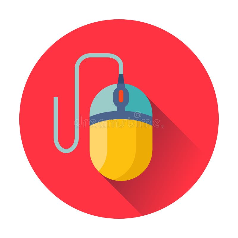 Computer mouse icon stock vector. Illustration of interface - 48197727