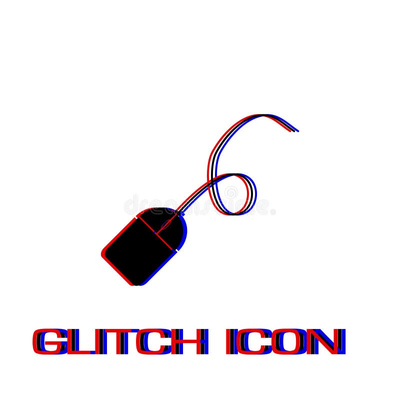 Computer mouse icon flat. stock vector. Illustration of digitally ...