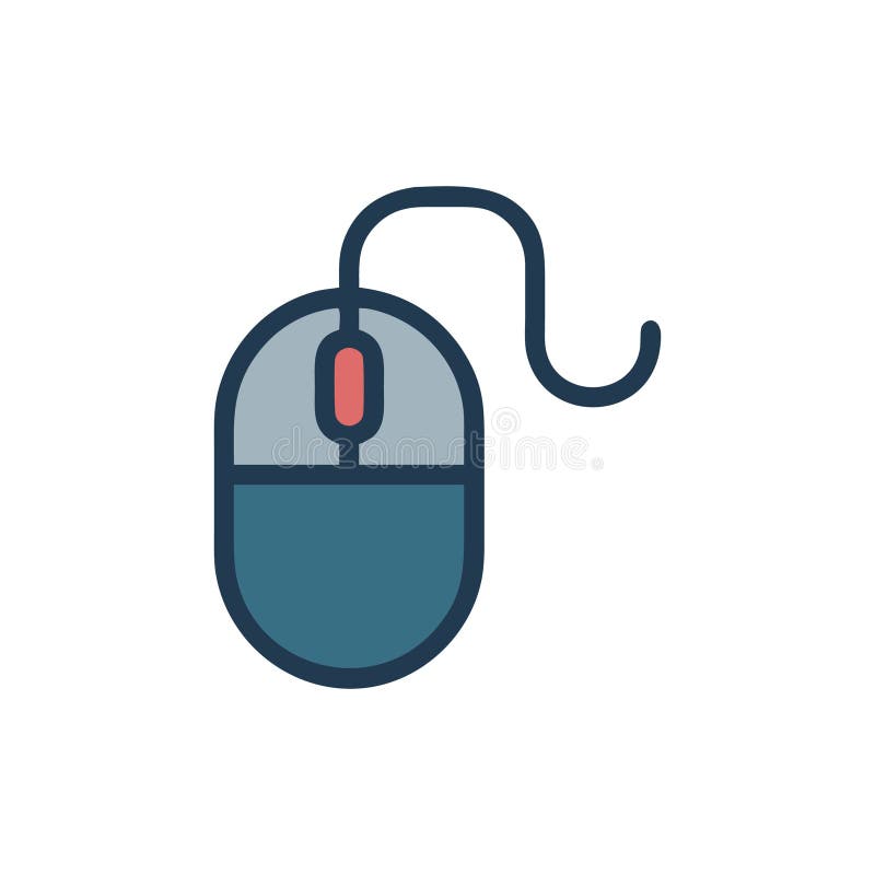 Computer Mouse Icon for Navigation Stock Illustration - Illustration of ...
