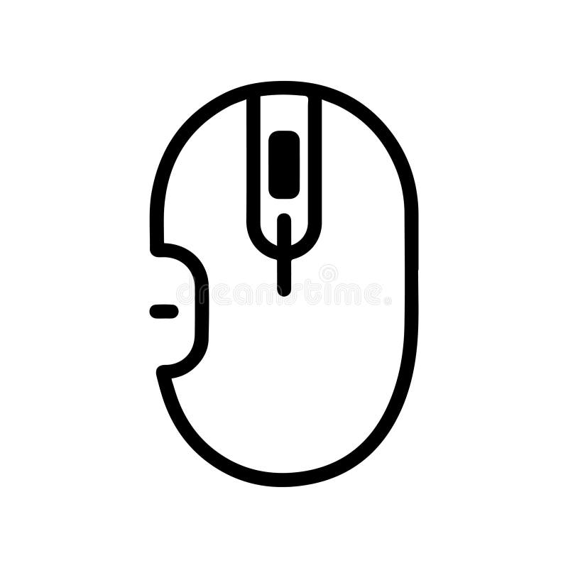 A Computer Mouse Icon is a Simplified Graphic Representation of a ...
