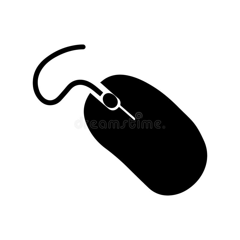 A Computer Mouse Icon is a Simplified Graphic Representation of a ...