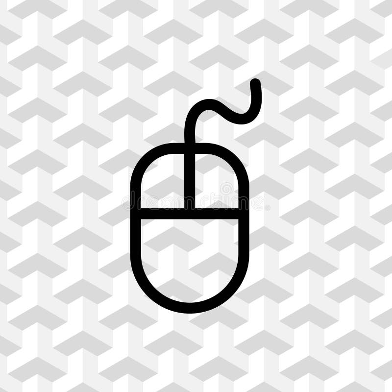 Computer Mouse Icon Stock Vector Illustration Flat Design Stock Vector ...