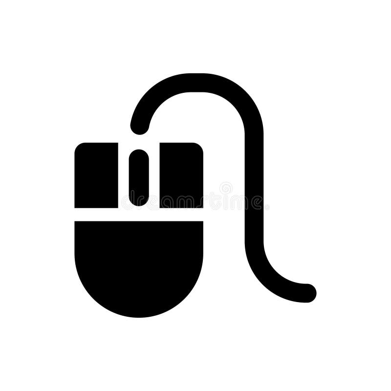 Computer mouse icon stock vector. Illustration of symbol - 224183838
