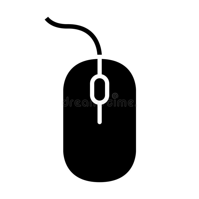 Computer Mouse Icon Vector. PC Mouse Illustration Sign. Mouse Symbol ...