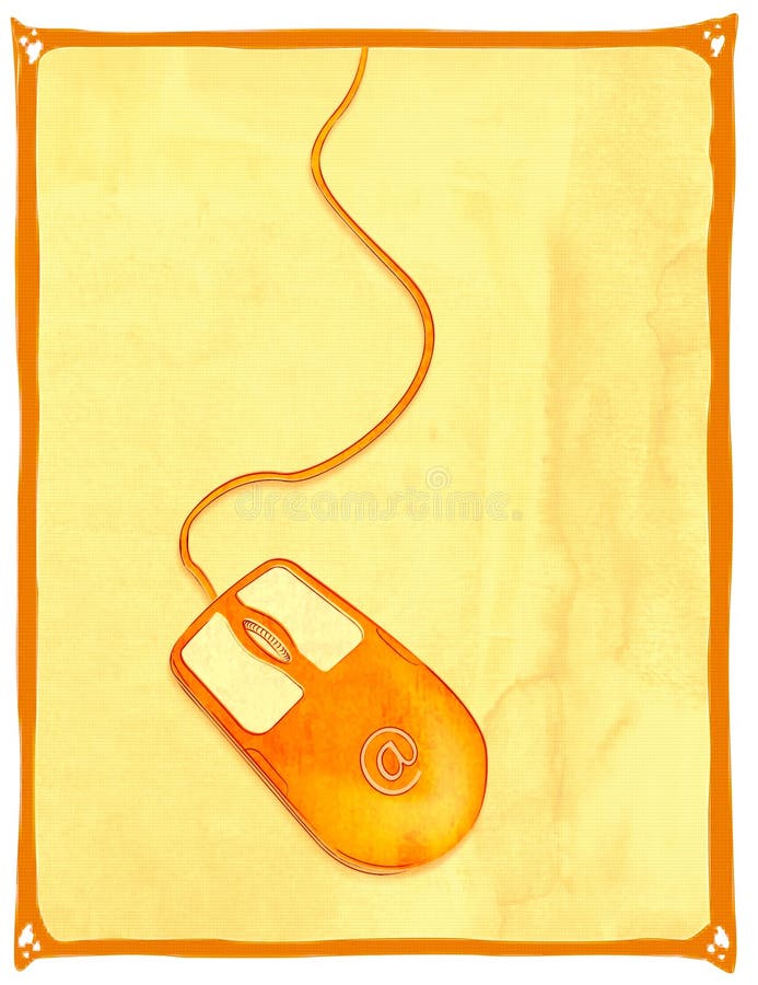 Computer Mouse Vector Illustration Stock Vector - Illustration of ...